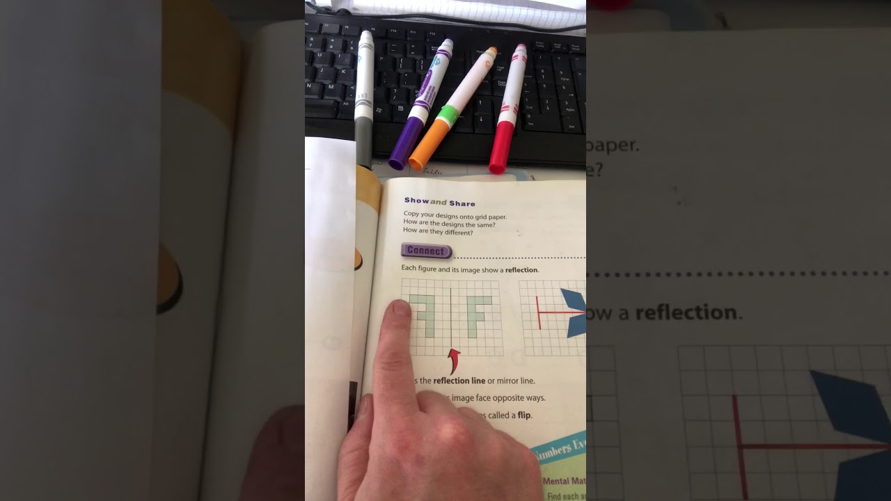 Reflections Flips on Grids Video - YouTube
