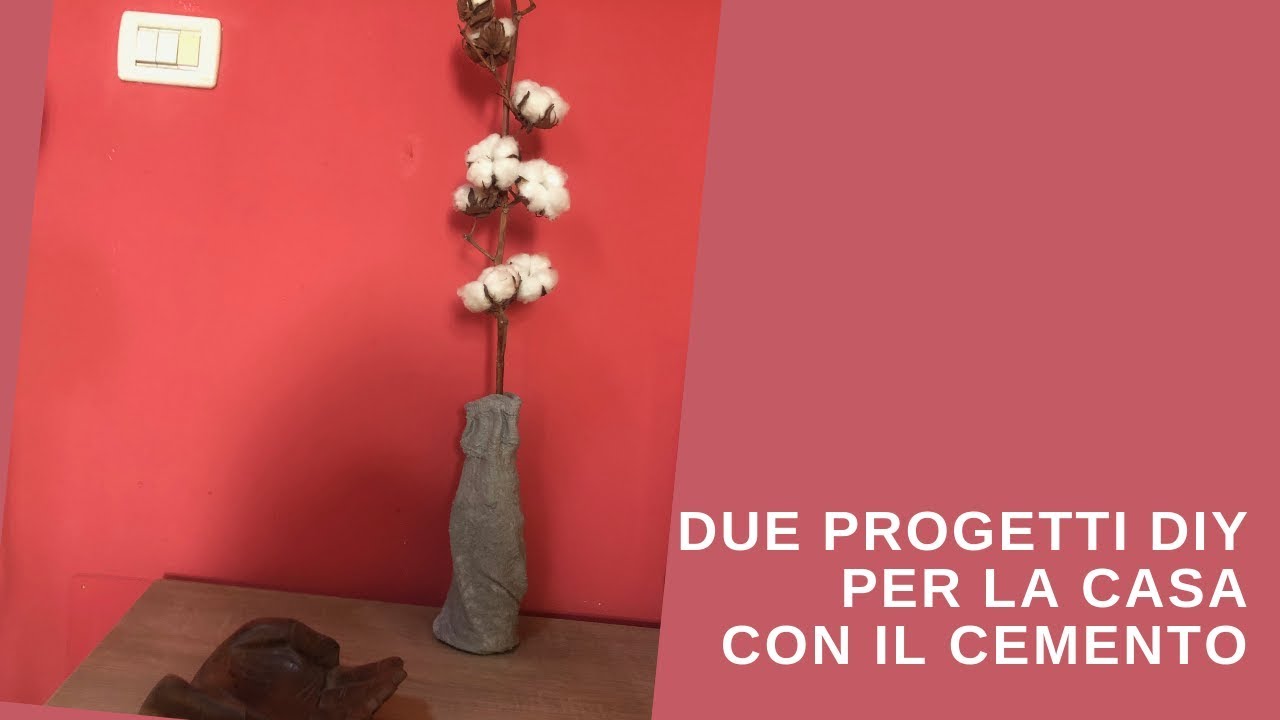 2 progetti DIY per la casa con il cemento (finito male!) - YouTube