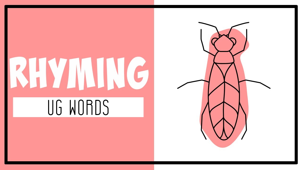 Rhyming Words for Kids | UG Words with Pictures - YouTube