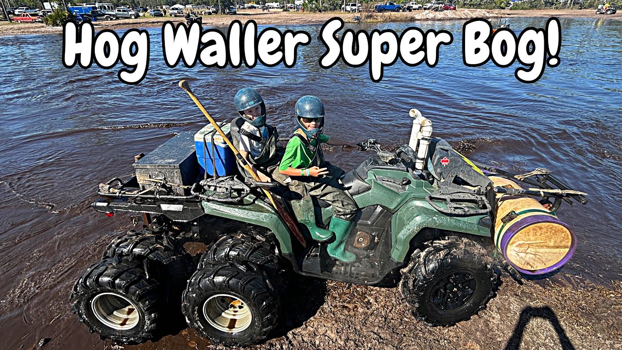 Hog Waller SUPER BOG 2025! Can Am 6x6’s With Duals! - YouTube