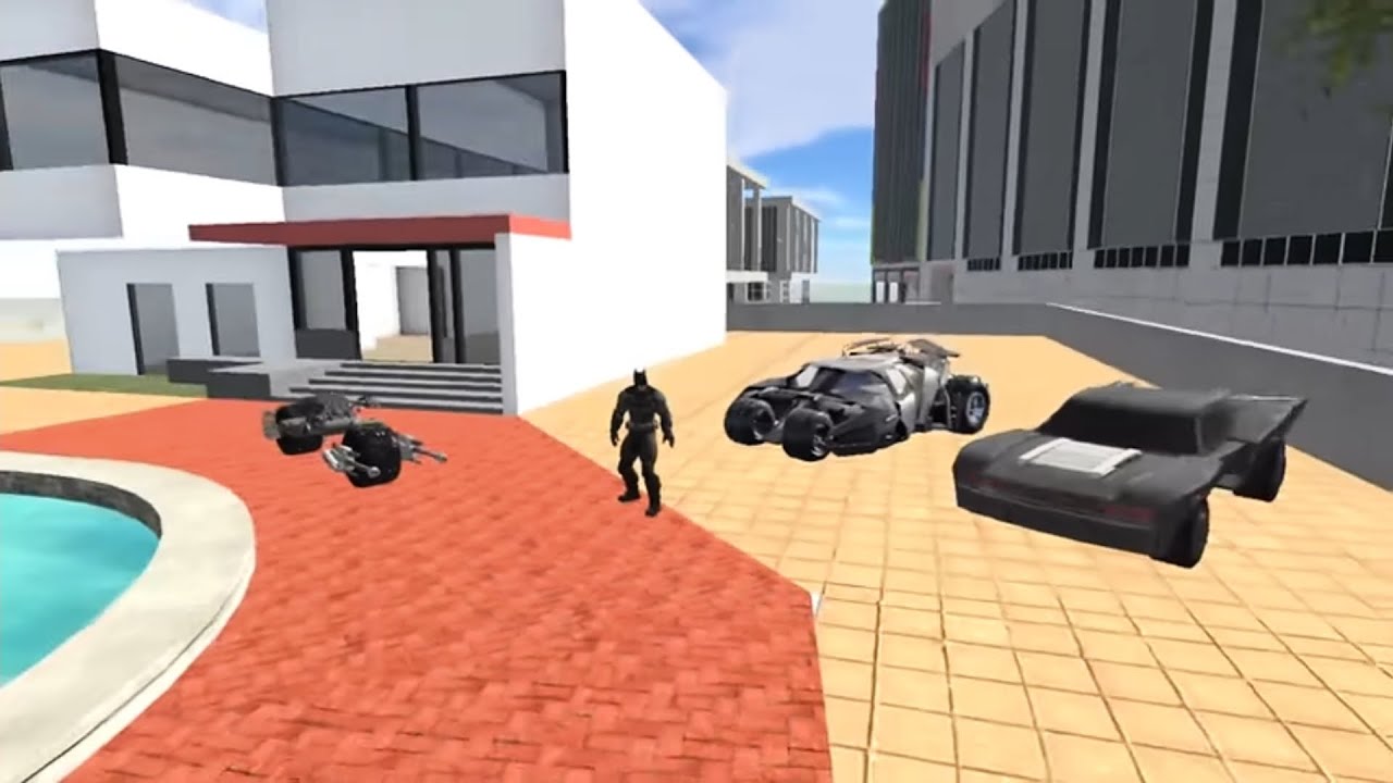 Franklin Become Batman Indian Indian Bike driving 3D Superhero made ...