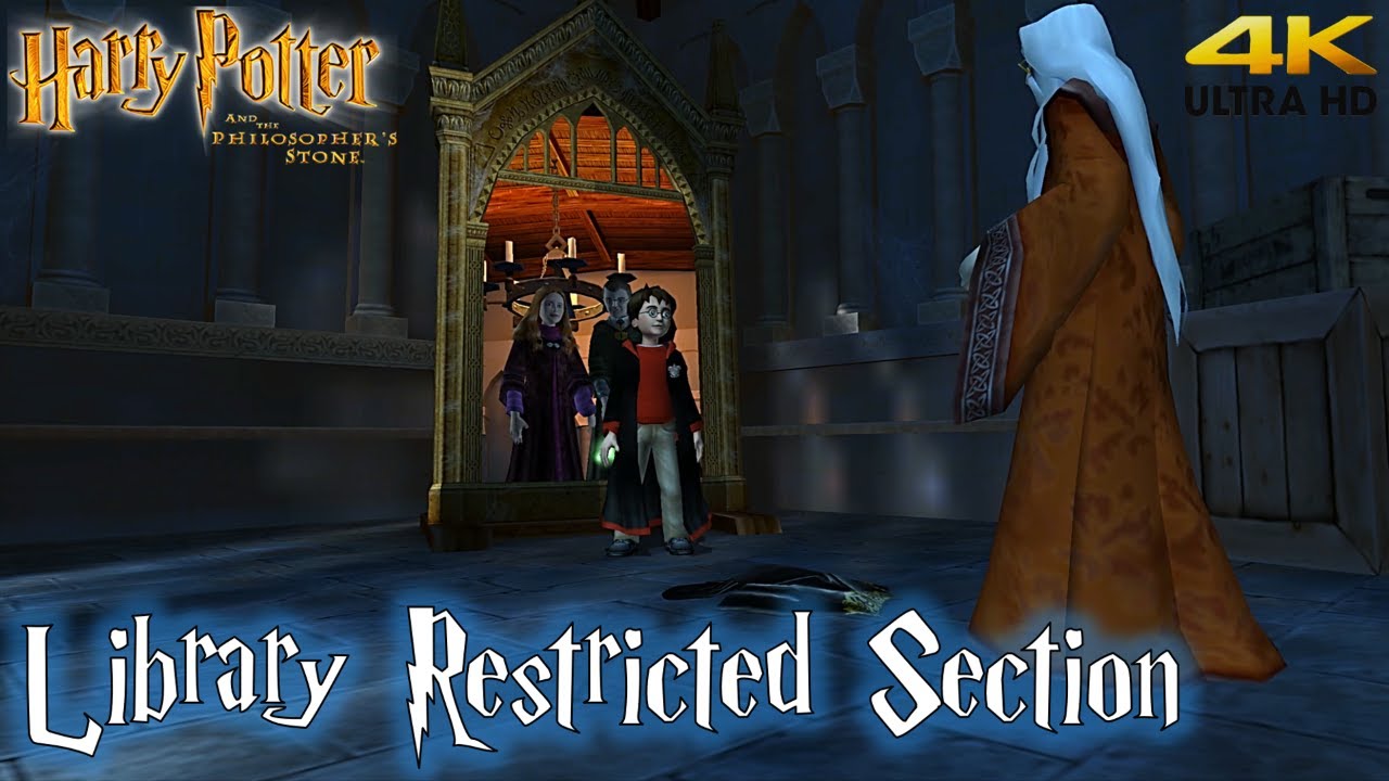 Harry Potter and the Philosopher's Stone PS2 'Library Restricted ...