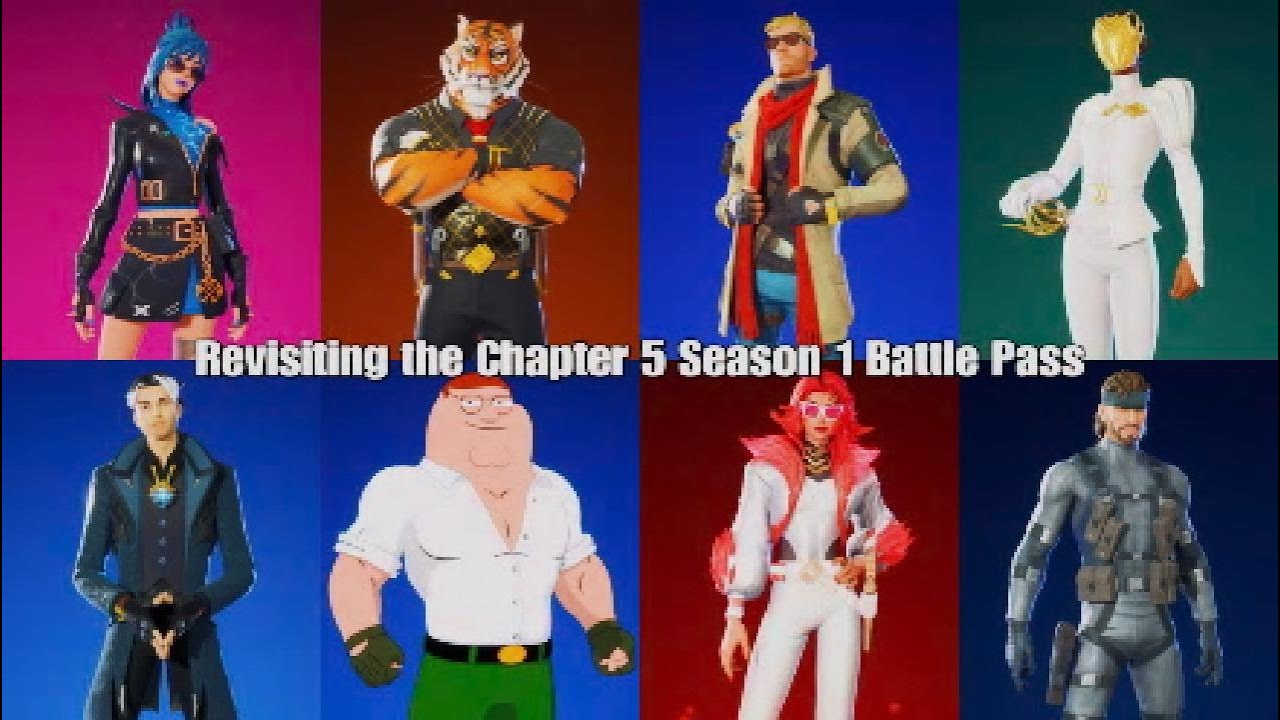Revisiting the Chapter 5 Season 1 Battle Pass in Fortnite - YouTube