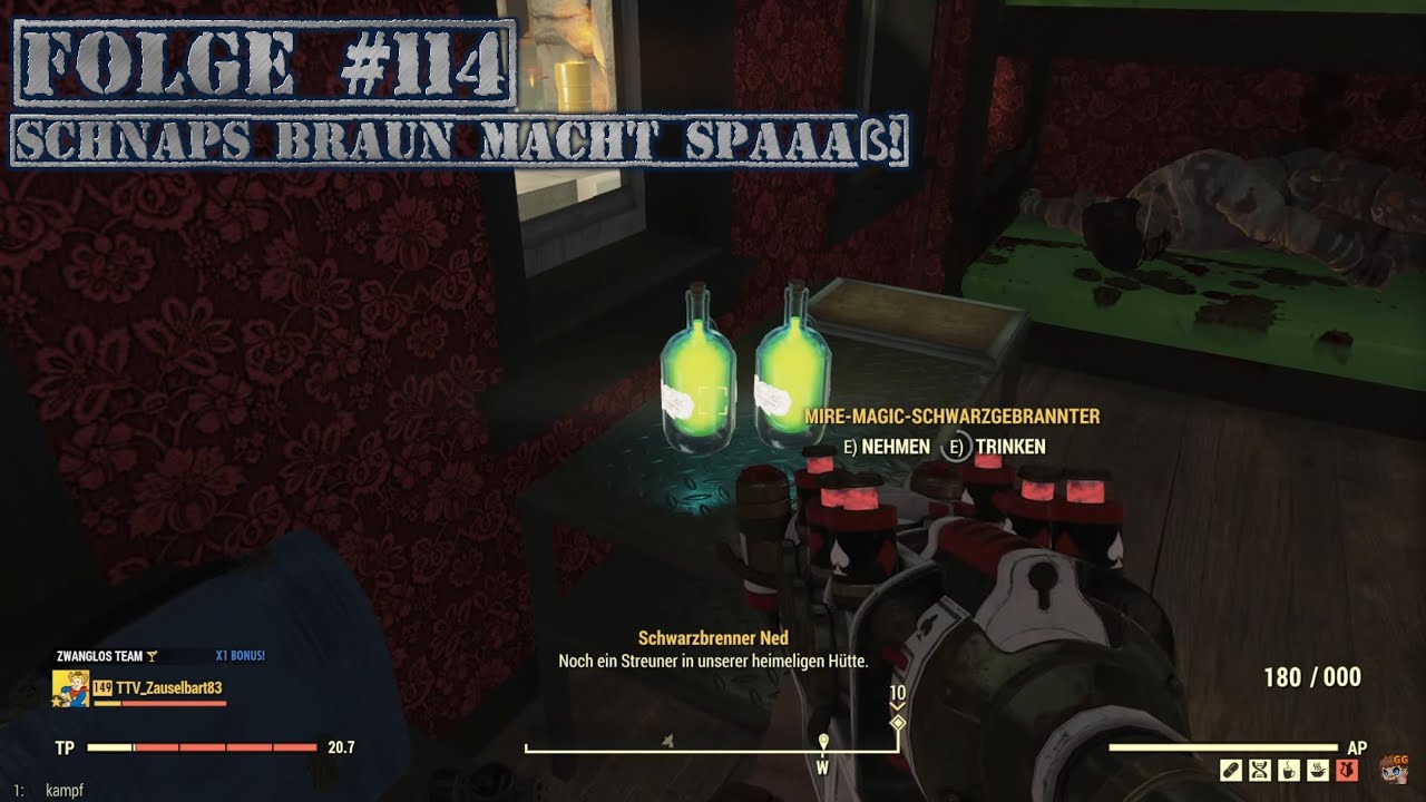 Fallout 76 [#114] ☢️Schnaps Braun macht Spaaaß!☢️ - YouTube
