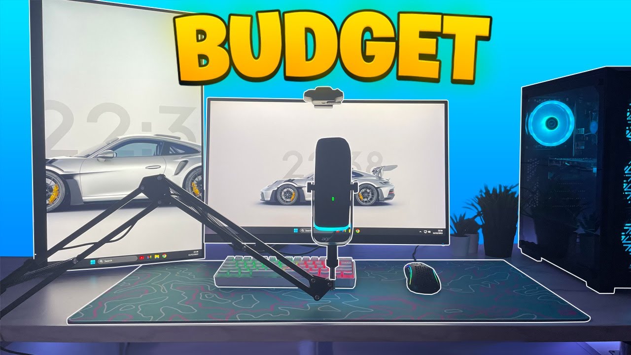 I Built The BEST Budget Streaming Setup! (Fifine AM8) - YouTube