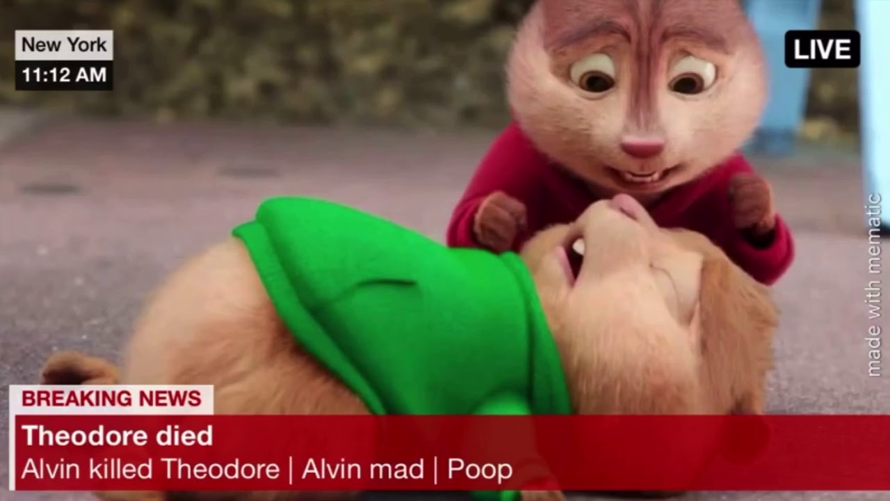 Alvin kills Theodore - YouTube