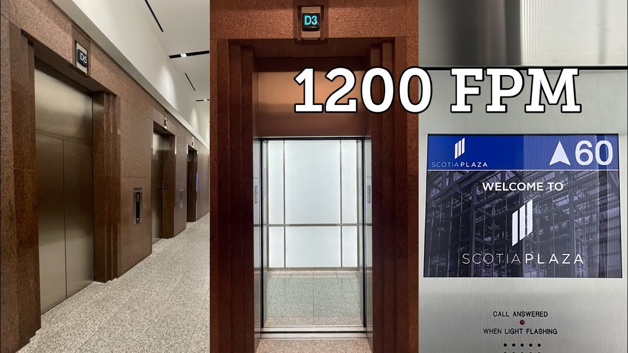 Schindler Double-Decker Elevators @ Scotia Plaza - Toronto, ON. - YouTube
