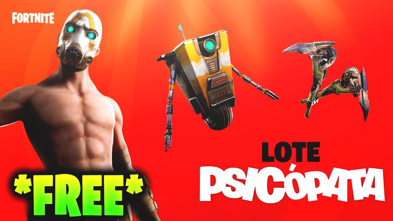 🔥 "GRATIS" SKIN BORDERLANDS 3 x Fortnite *Lote Psicópata* - YouTube