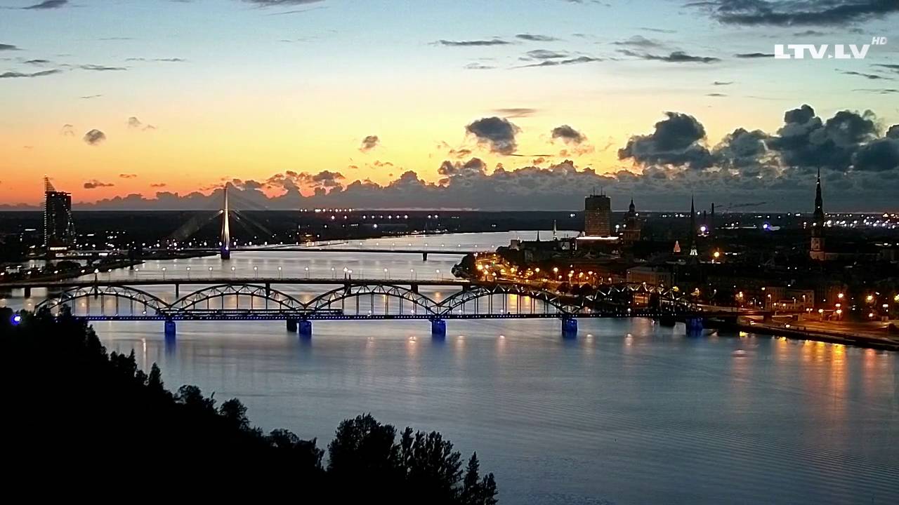Sunset Time Lapse | Riga, Latvia | 2016-07-04 - YouTube