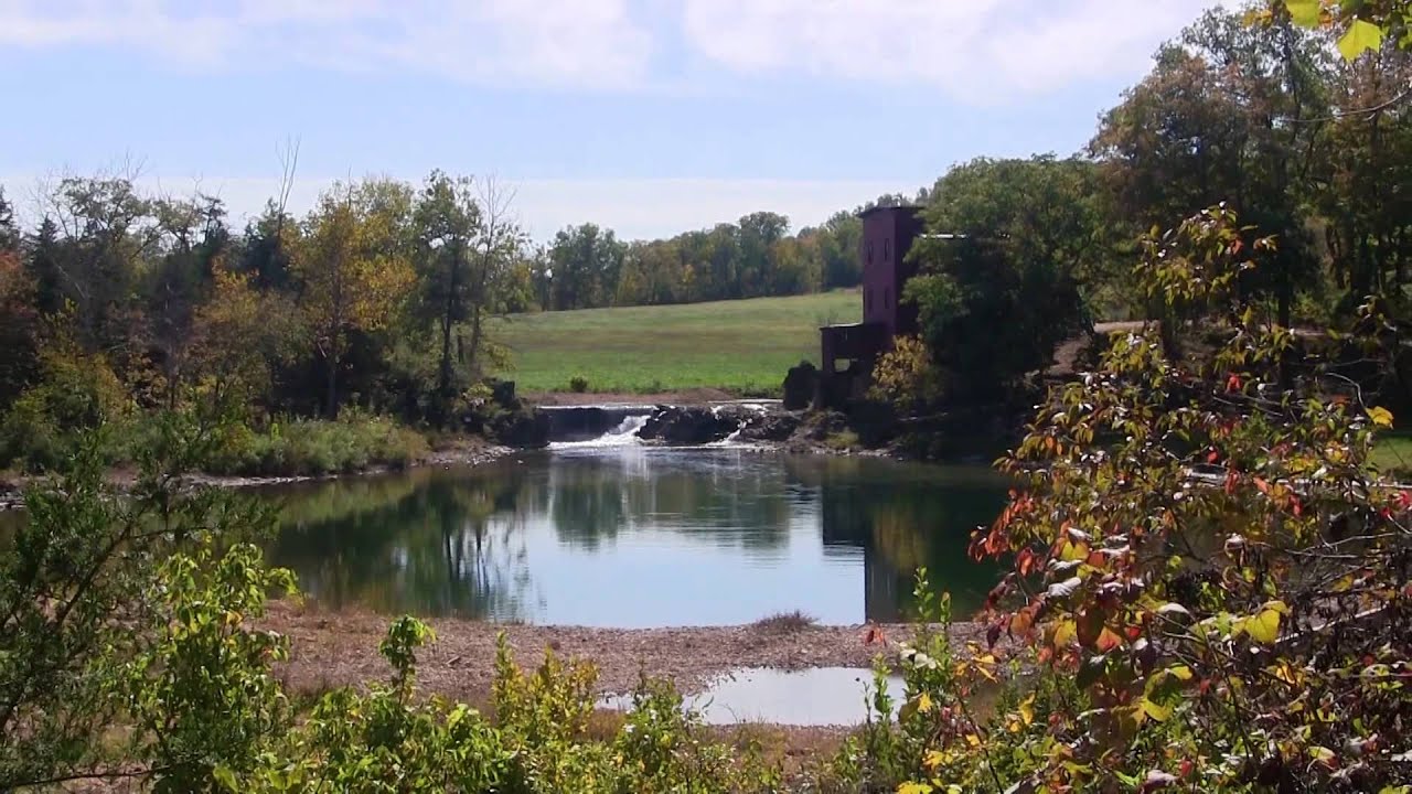 Dillard Mill Waterfall, Dillard Missouri - YouTube