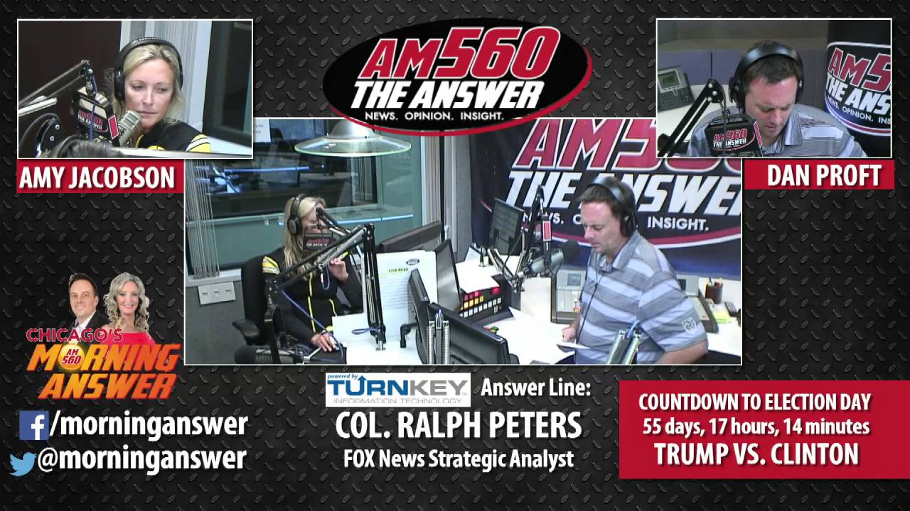 Chicago's Morning Answer - Col Ralph Peters - September 13, 2016 - YouTube