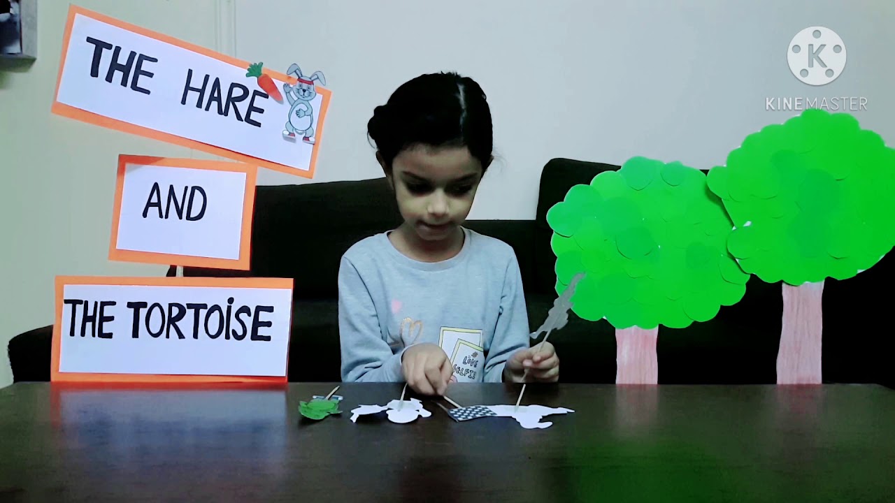 Story Telling Idea For Kids #The Hare And The Tortoises - YouTube