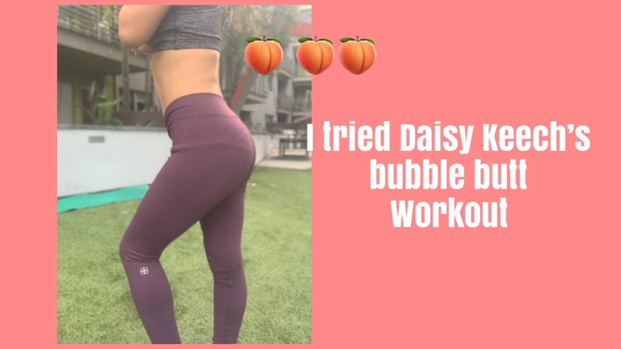 I tried Daisy Keech's bubble butt workout - YouTube