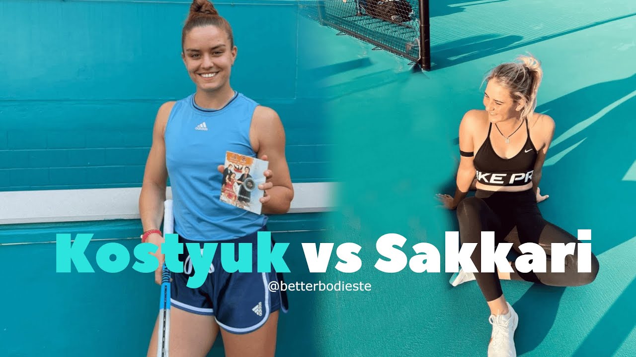 Kostyuk vs Sakkari Workout Routine - YouTube
