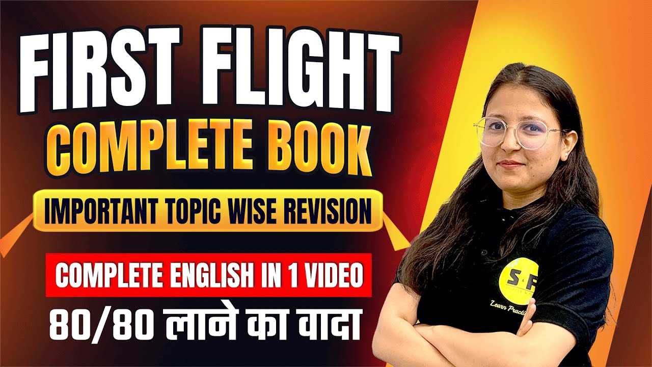 First Flight Important Topic wise Revision Complete Book Class 10th ...