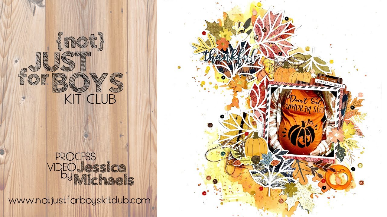 Backing a Cutfile and Adding Mixed Media with @NotJustforBoysKitClub ...