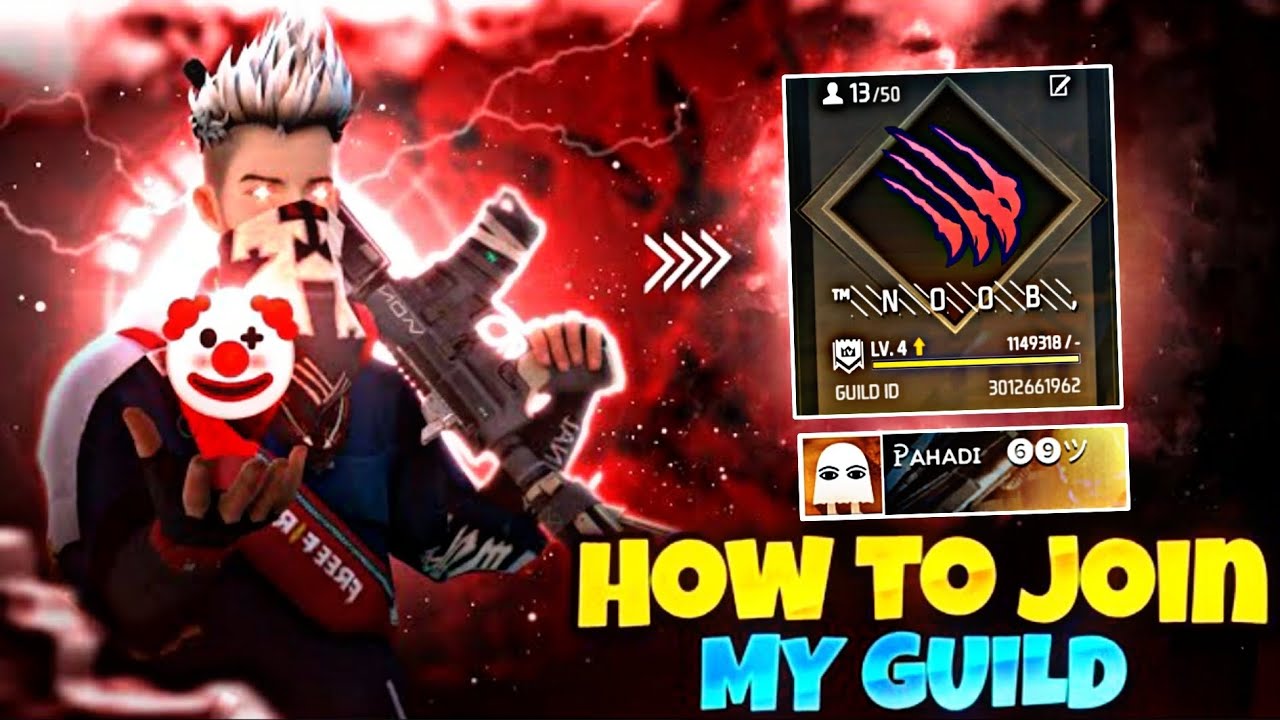 HOW TO JOIN MY GUILD ⚡ FREE FIRE GUILD JOIN FF GUILD JOIN 🔥 FREE FIRE ...