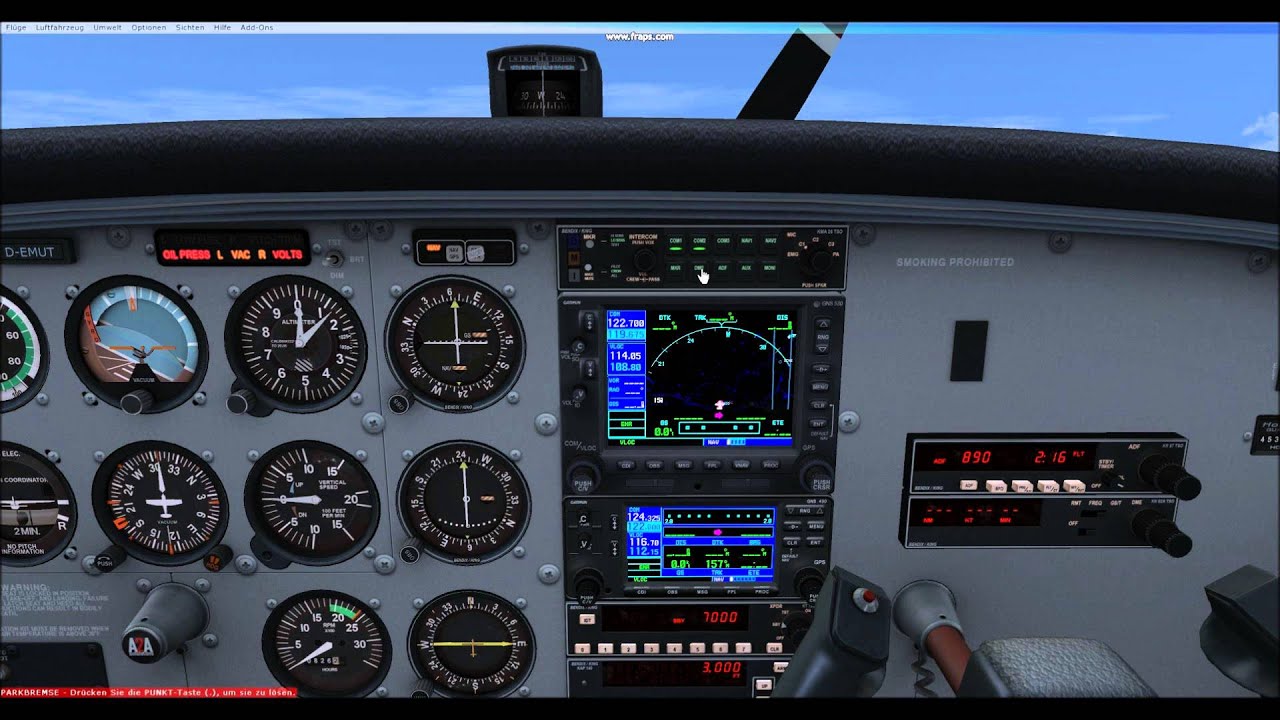 A2A C182T and C172R DME Ident Button - YouTube