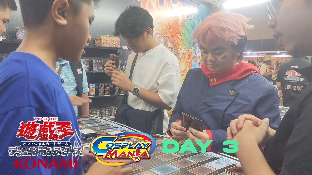 IT'S TIME TO DUEL! YU-GI-OH! KONAMI BOOTH AT COSPLAY MANIA 2024 DAY 3 ...