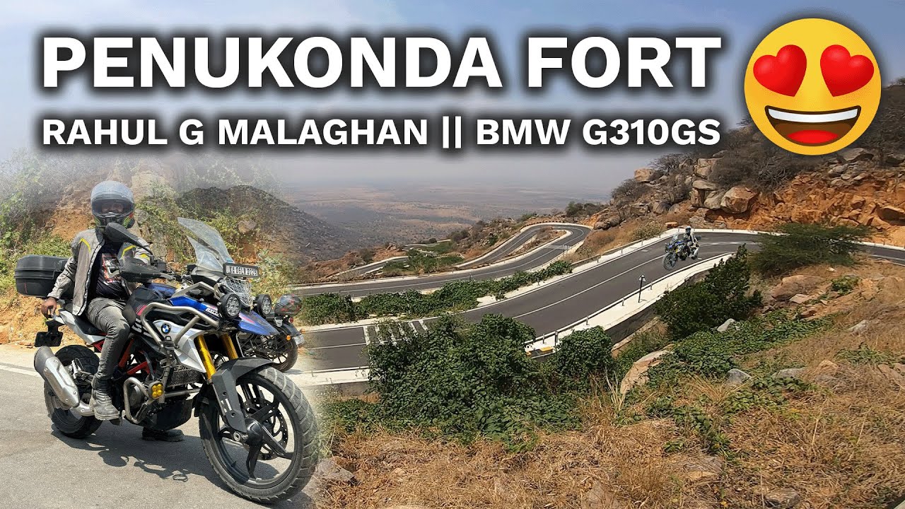 Ride to Penukonda Fort || BMW G310GS || Rahul G Malaghan || Kannada ...