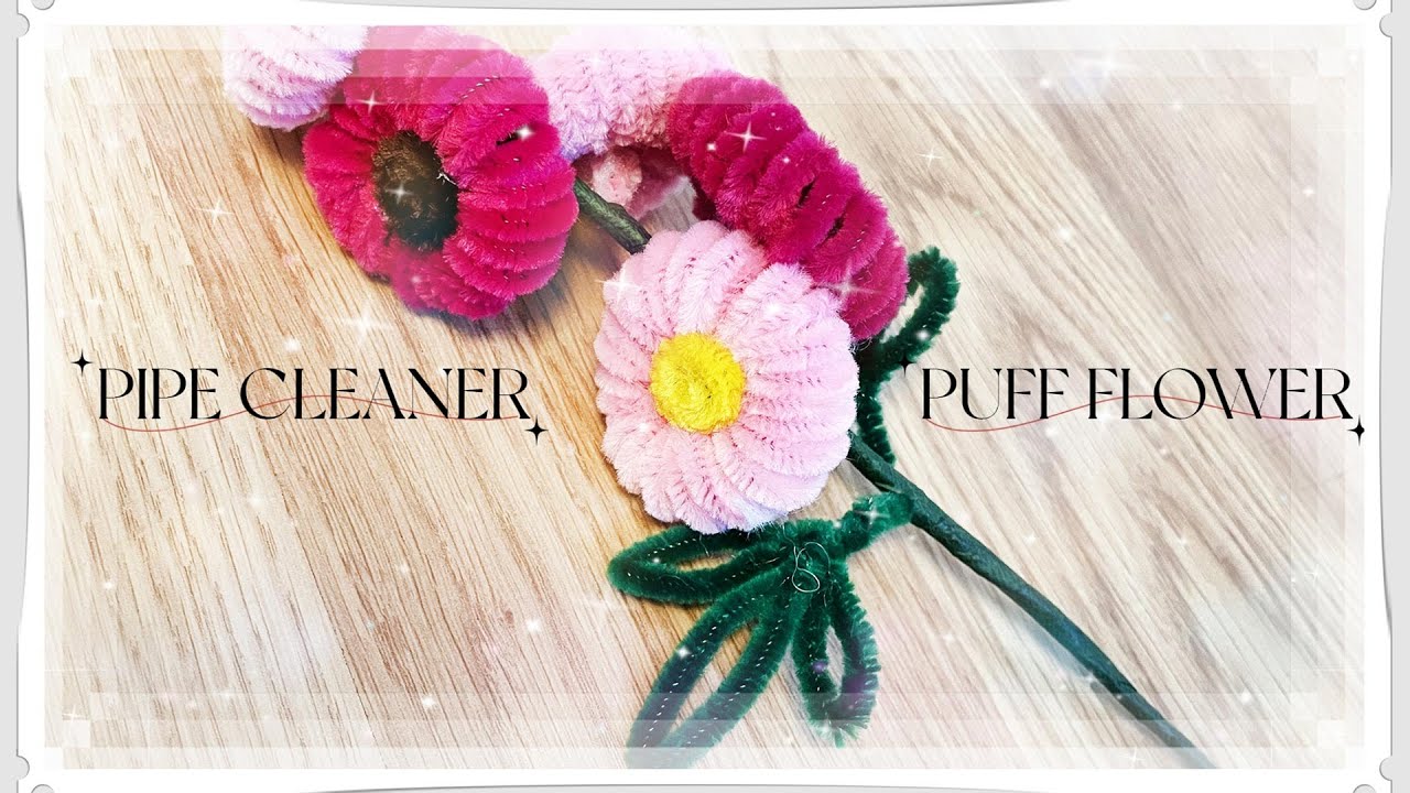 Crafting Magic: DIY Pipe Cleaner Blooming Flowers Tutorial 🌸 - YouTube