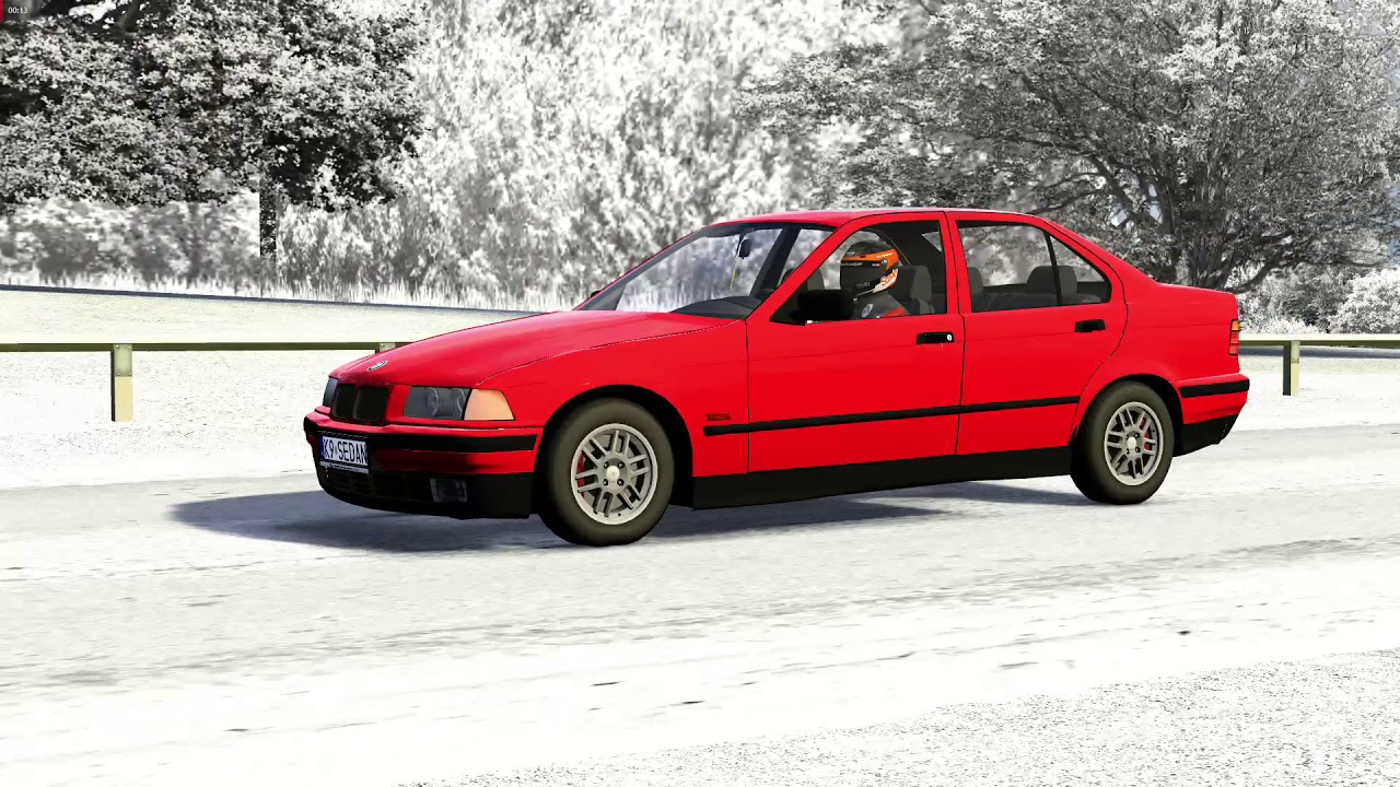 LFS E36 325tds kar sürüşü - YouTube