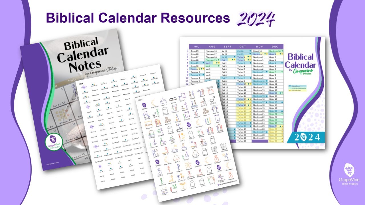 2024 Biblical Calendar Resources - YouTube