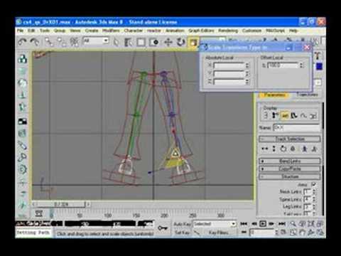 Positioning a Biped into a Mesh or Organic Model in 3dmax in Hindi/Urdu ...