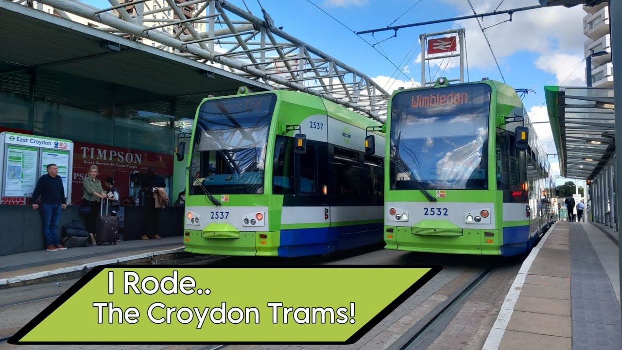 I rode the Croydon trams - YouTube