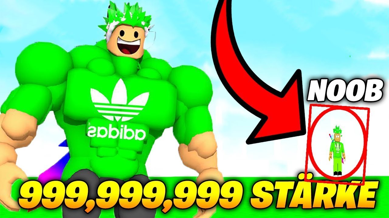 ICH BEKOMME 999.999.999 STÄRKE in ROBLOX! - YouTube
