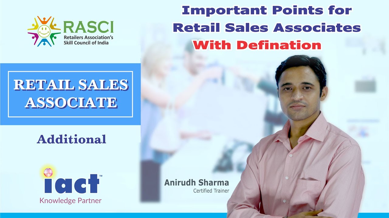 Important Points for Retail Sales Associates With Defination - YouTube