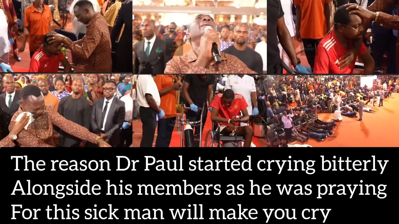 The reason Dr Paul started crying bitterly alongside his members as he ...