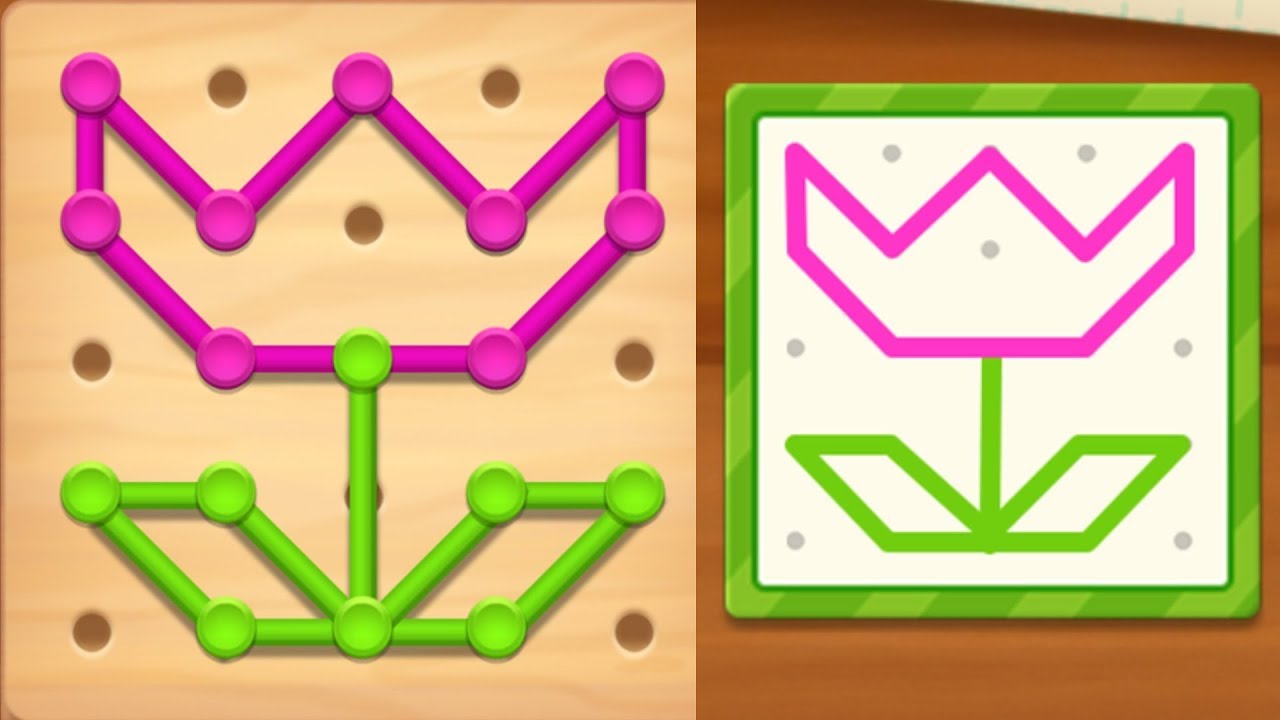 Line Puzzle: Color String Art - YouTube