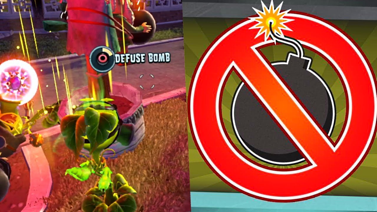 CLUTCH GNOME BOMB DIFFUSAL! "Diffuse The Situation" Trophy - Plants vs ...