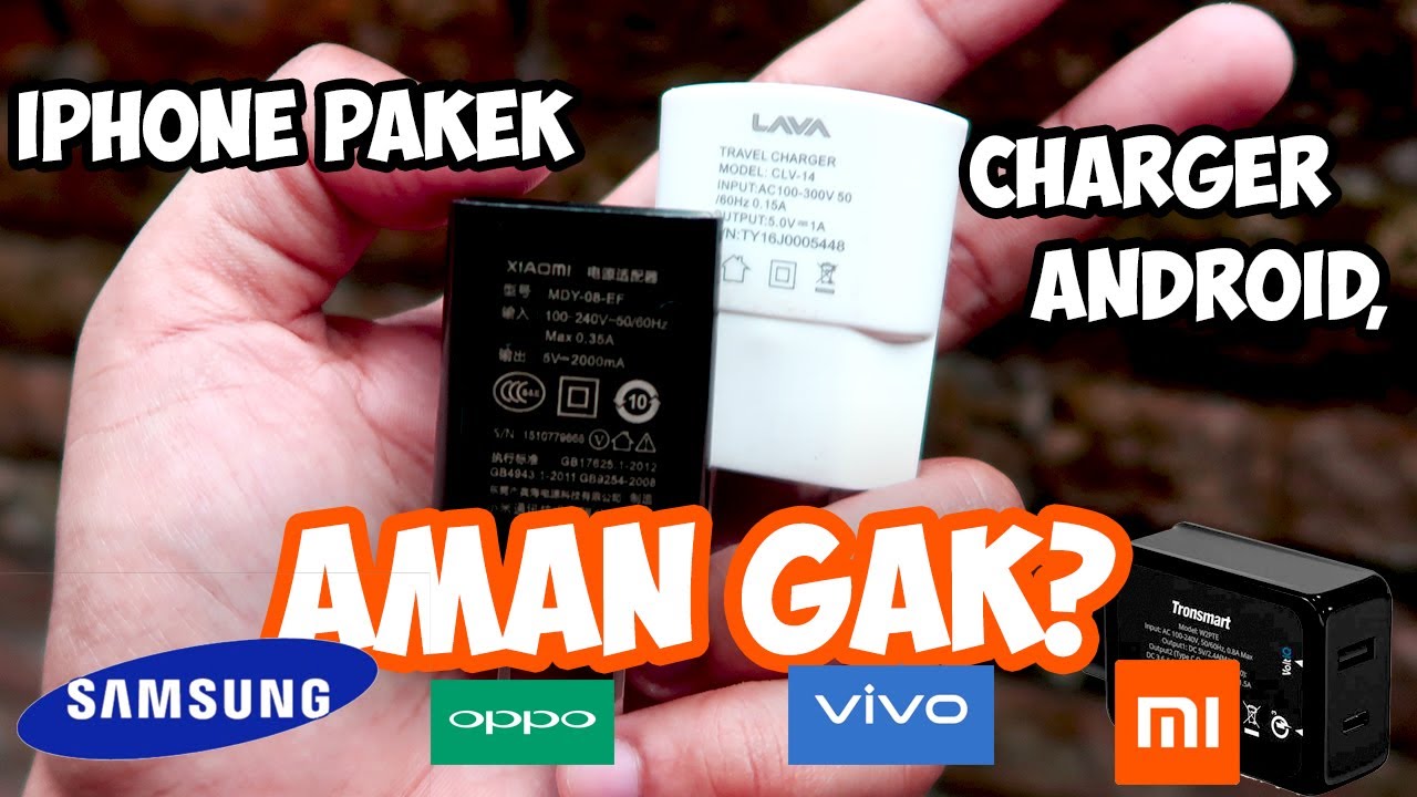 Apakah Aman iPhone Pakai Cas Android? - YouTube