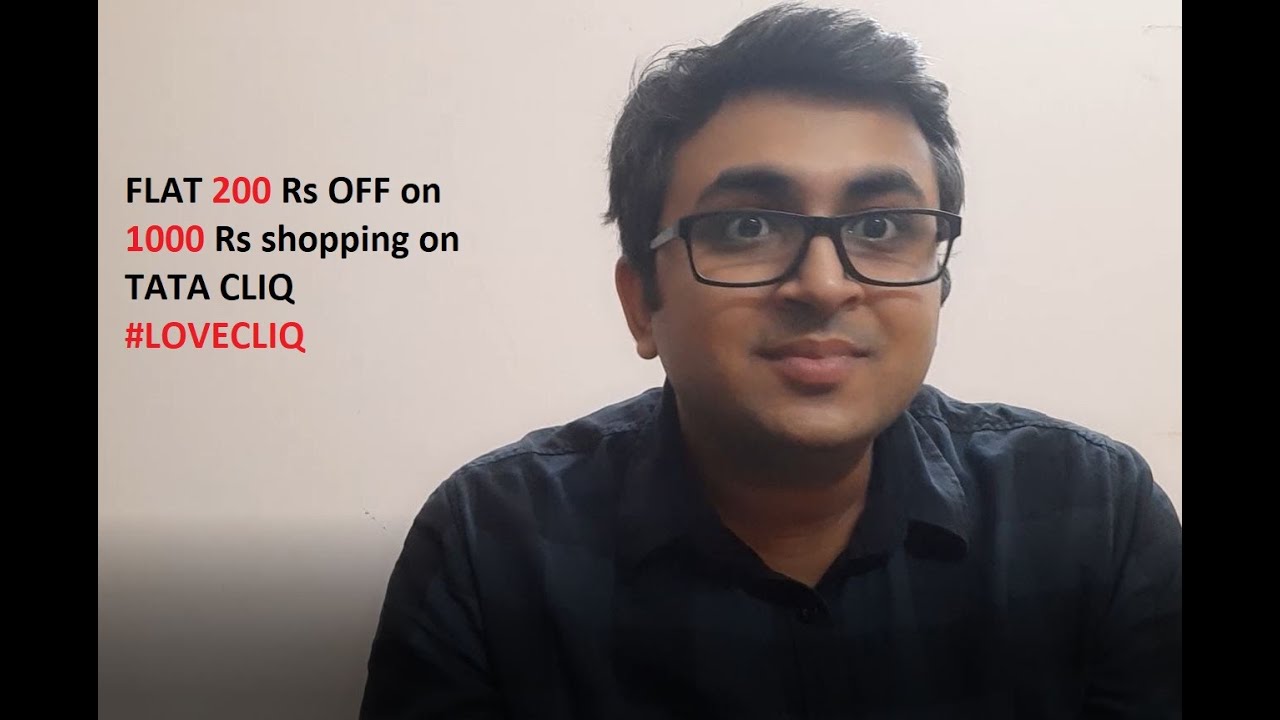 Flat 200 OFF on 1000 Rs Shopping on TATA CLIQ | Coupon Valid 5 times ...