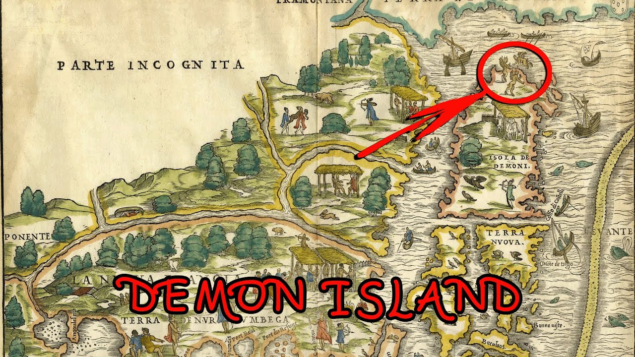 The Demon Island on Old Maps - Mythology and Folklore - YouTube