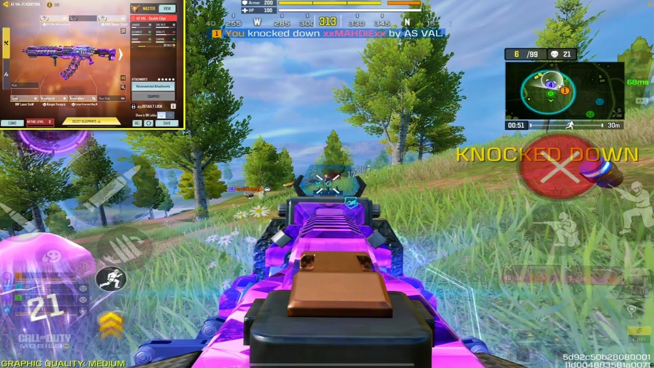 As Val is back with this Mythic 🥵 | Best AS VAL Gunsmith in CODM BR ...