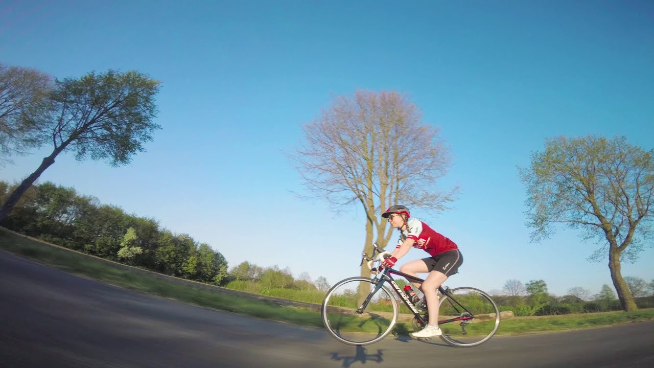 Chasing bicycle | FPV Chase footage - YouTube