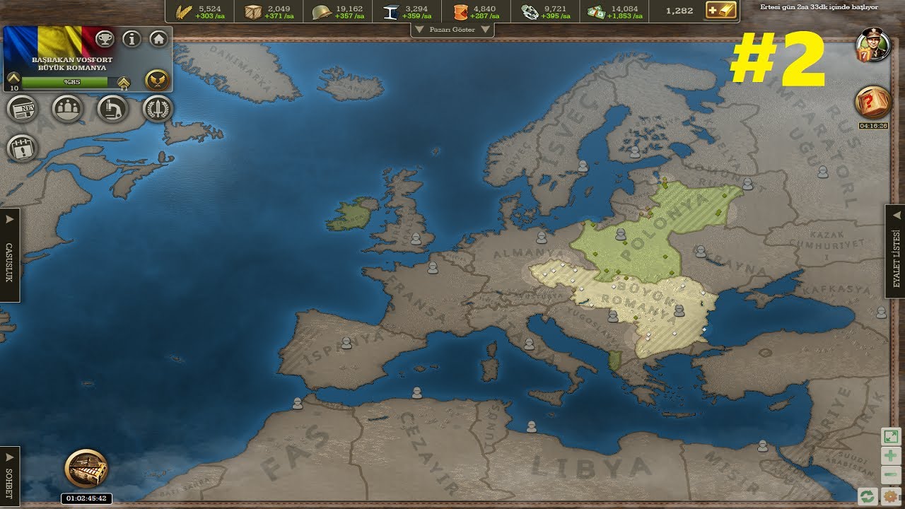 ÇEKOSLAVAKYA DÜŞTÜ - BÜYÜK ROMANYA | CALL OF WAR - YouTube