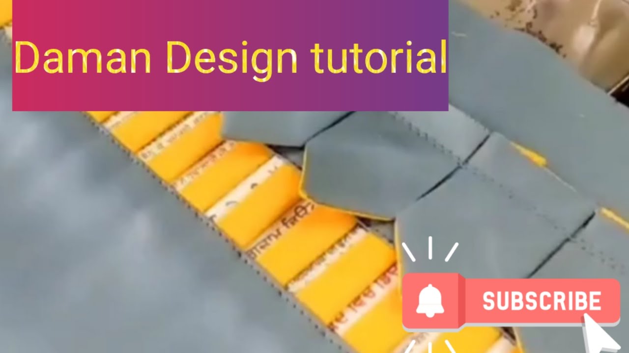 How to Make Daman Design Full tutorial||Daman Design Full Video # ...