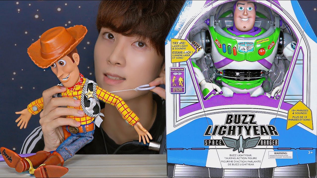 ASMR TOYSTORY 4 WOODY BUZZ PLAY 토이스토리 우디 버즈 장난감놀이 Unboxing トイ・ストーリー ...