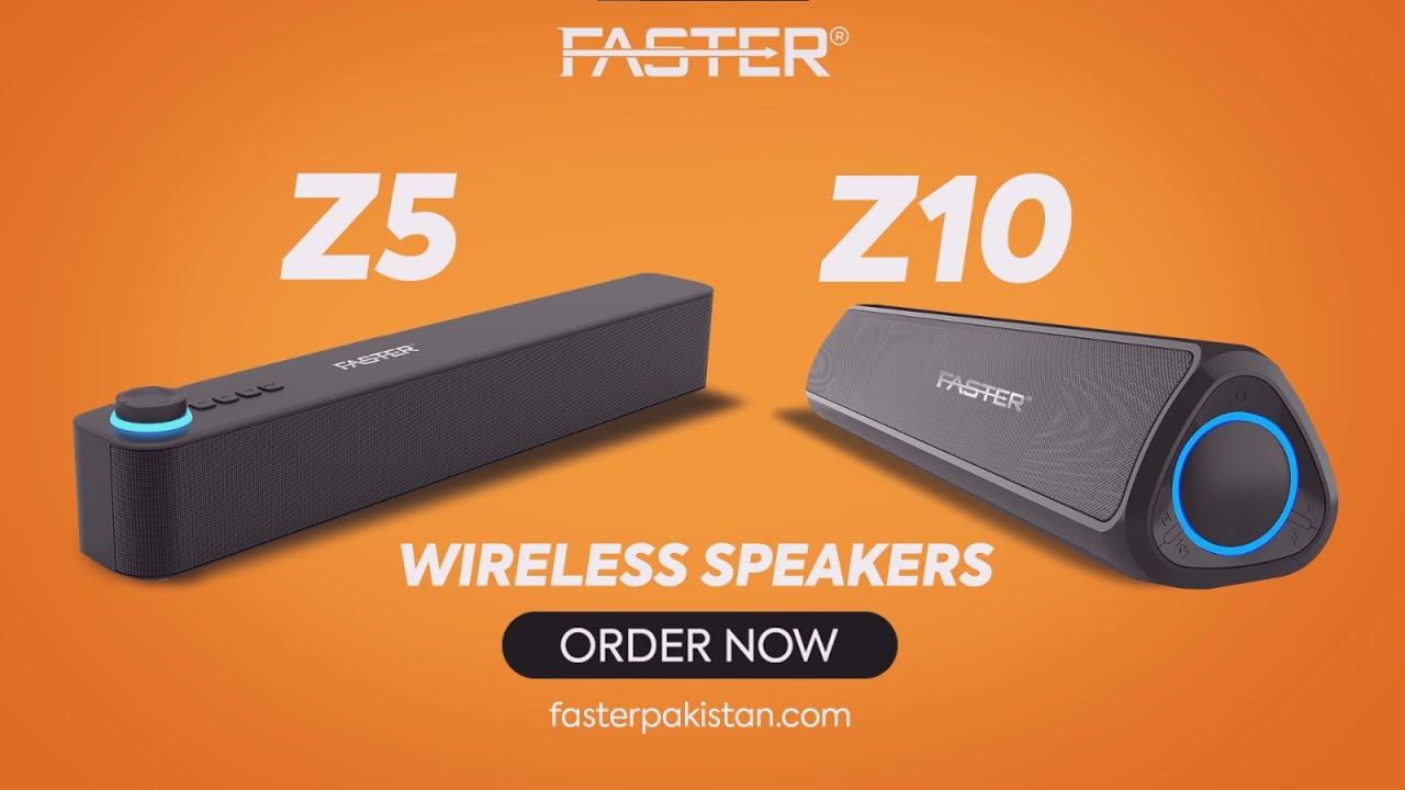 Faster's Z10 And Z5 Wireless Speakers Are Here To Define The Modern ...