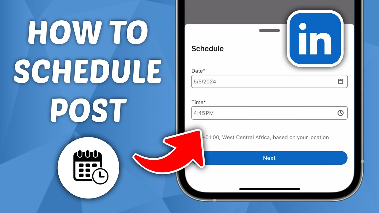 How to Schedule Post on LinkedIn - YouTube