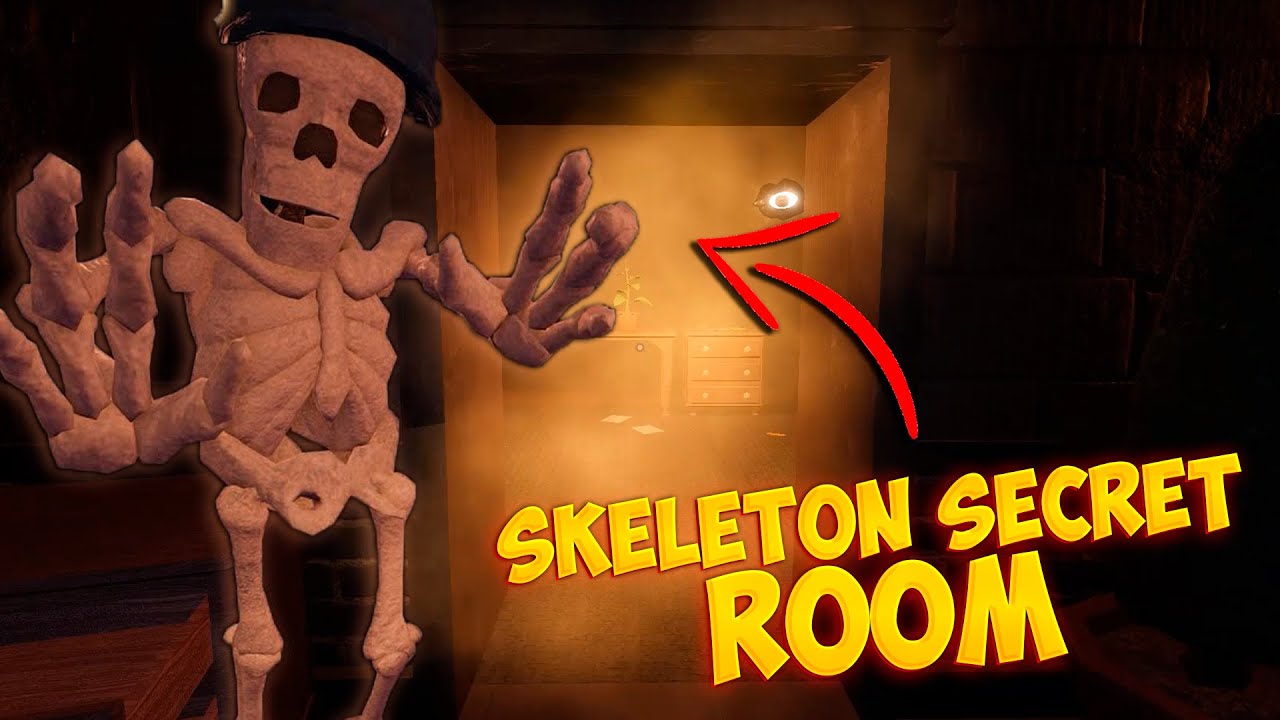 SKELETON SECRET ROOM! DOORS HOTEL UPDATE - YouTube