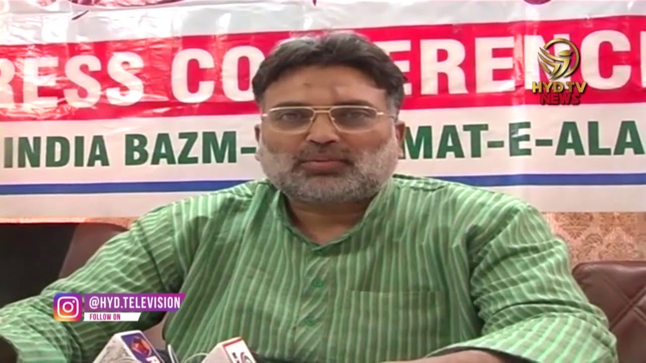 Advocate MA Mujeeb Briefs about Shab-e-Meraj Jalsa |HYD TV - YouTube