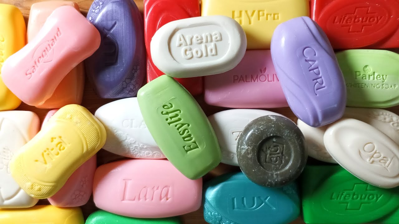ASMR l Soap satisfying Relaxing sound l ASMR soap opening Haul ...
