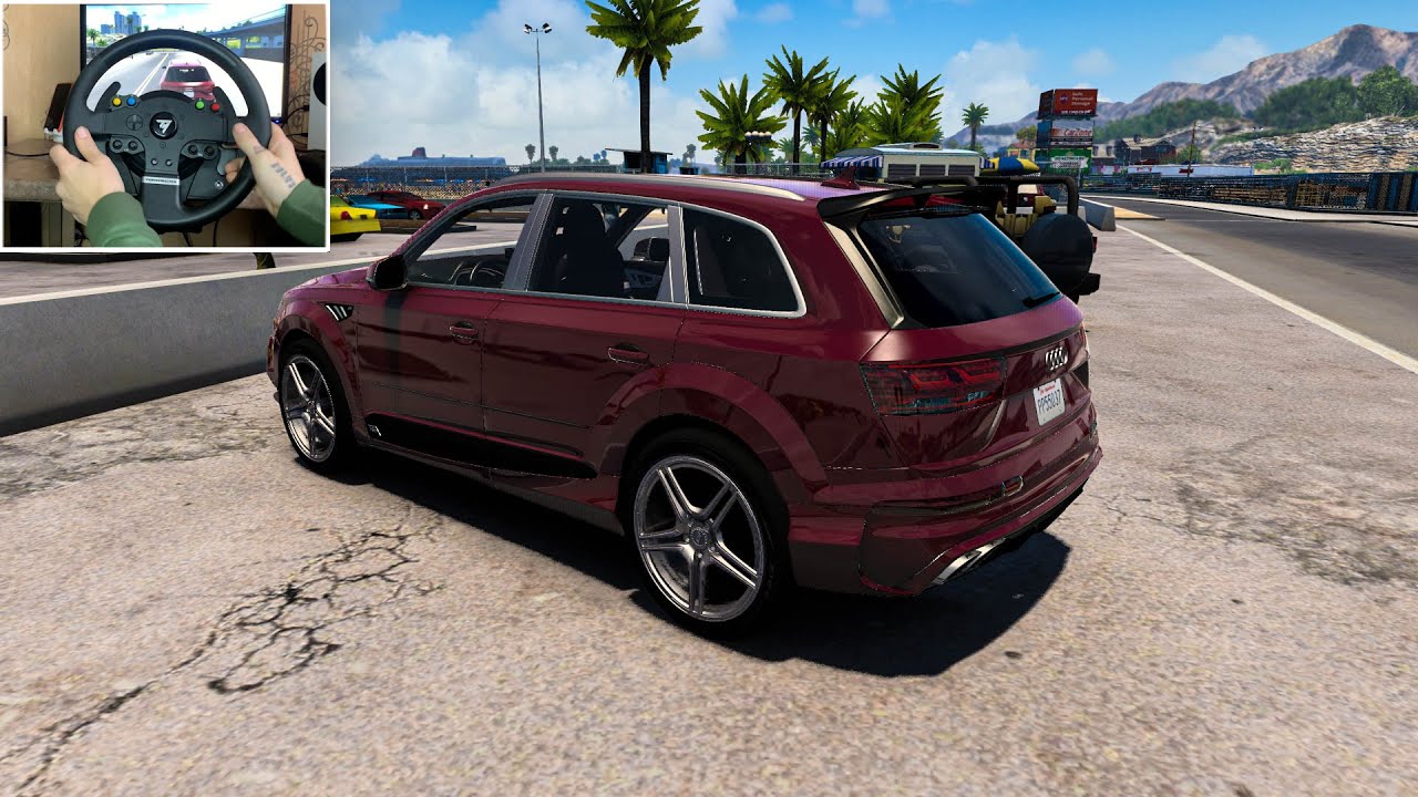 Audi Q7 - American Truck Simulator - Steering Wheel Gameplay - YouTube