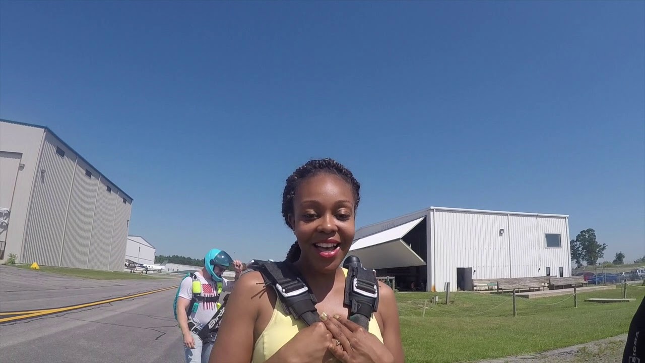 Nikia C Triangle Skydiving Center video - YouTube