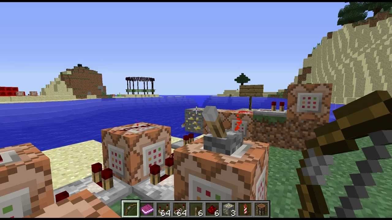 Firework Bow in Minecraft 1.8 !★★★ HAPPY 2014 ★★★! - YouTube